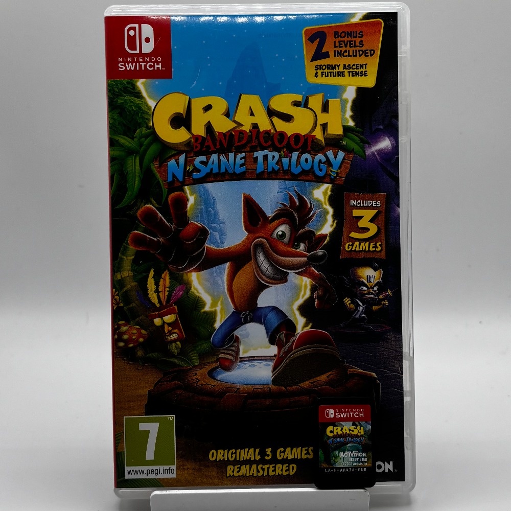 Pre-owned Crash Bandicoot insane Trilogy (Nintendo switch) - Own4Less